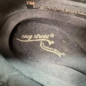 easy street | Shoes | Easy Street Zenni Navy Blue Comfort Slip On ...